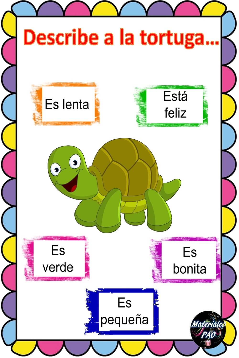 Fichas Practicar Adjetivos