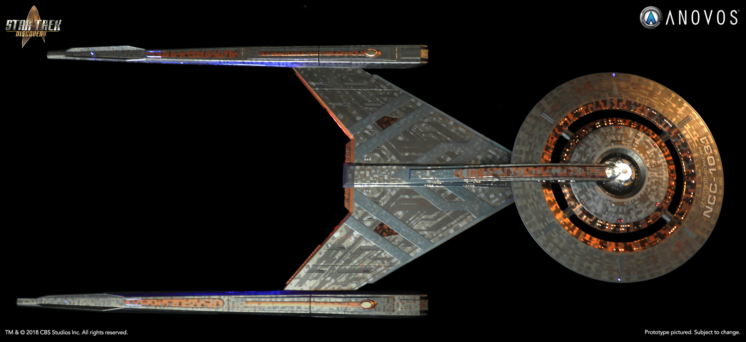 The Trek Collective: Anovos reveals high-end Discovery starship models
