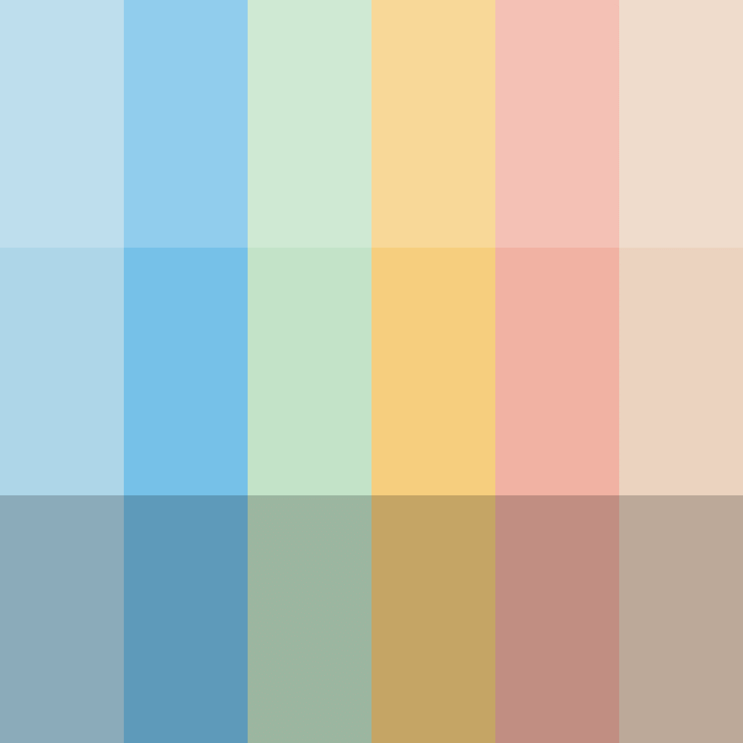 Color Palette 019 - PowerPoint Free