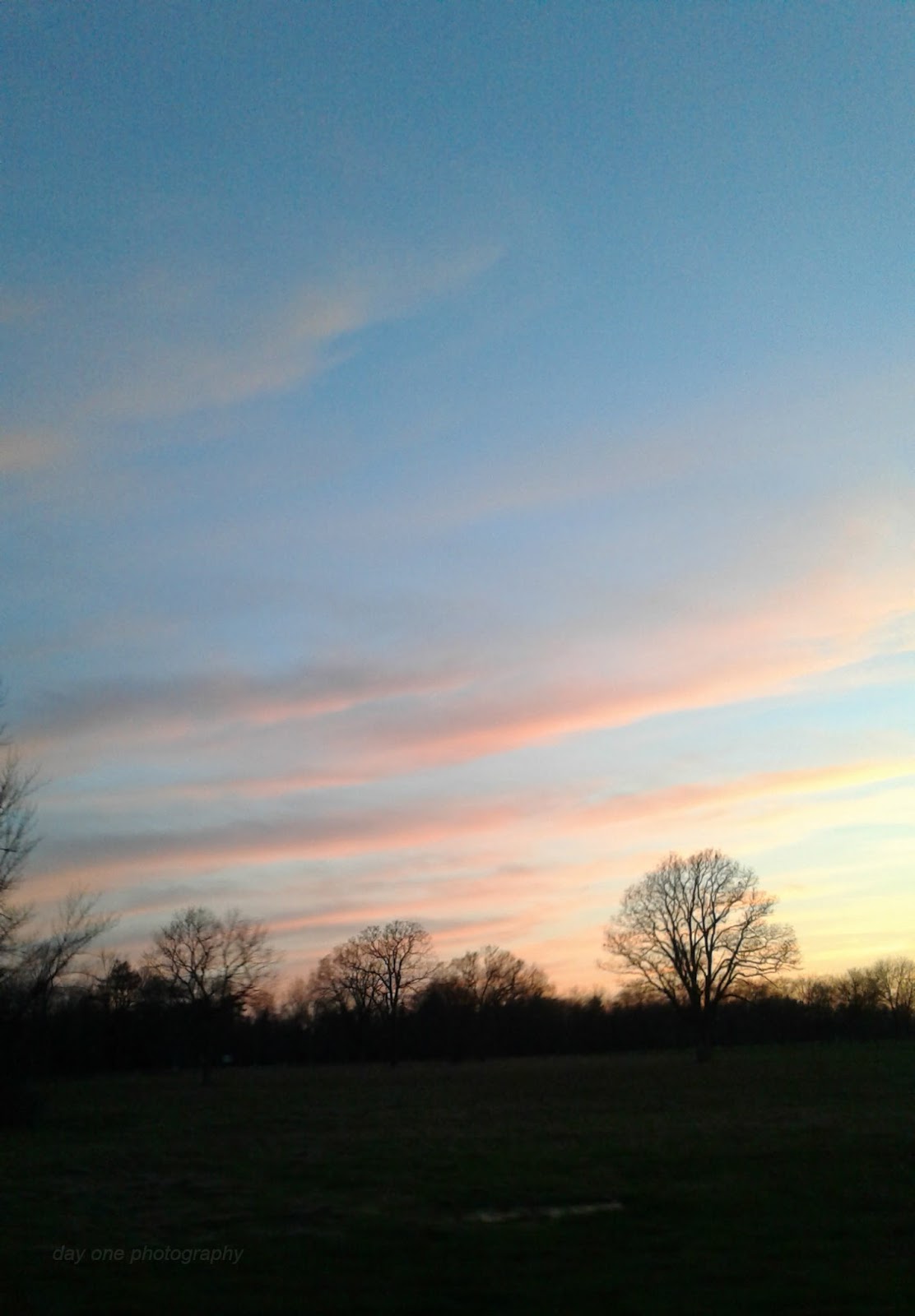 Day One Photography: Spring Sunset