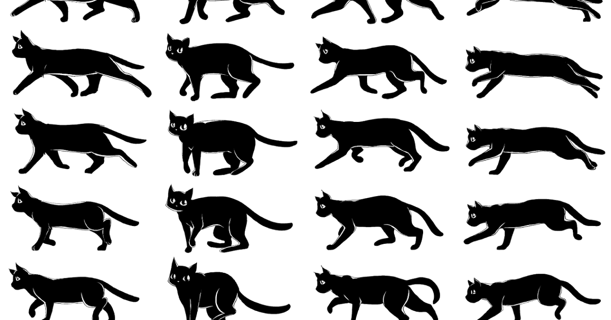 Membuat animasi kucing berjalan dengan css - SMK insan mandiri