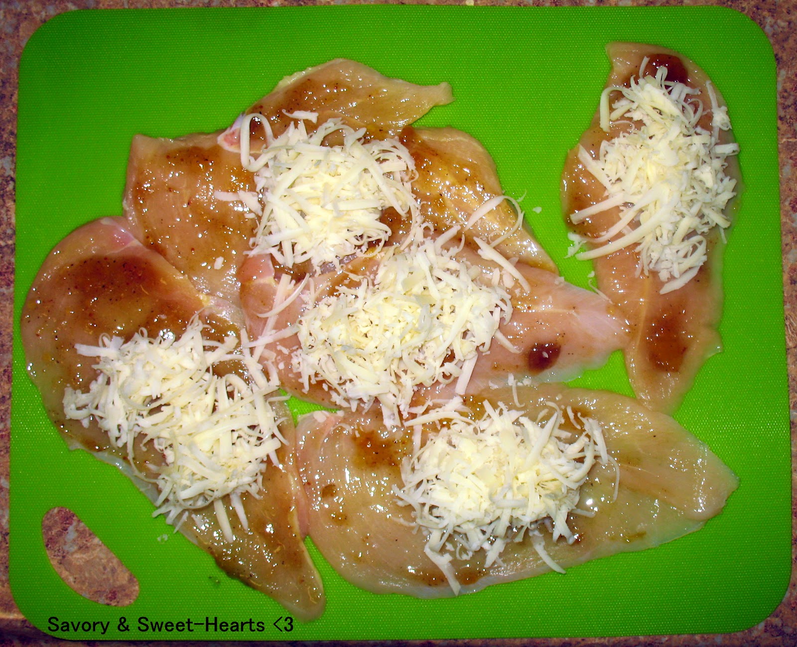 Savory & Sweet-Hearts: Recipe to Reality: Inside Out Chicken Cordon Bleu