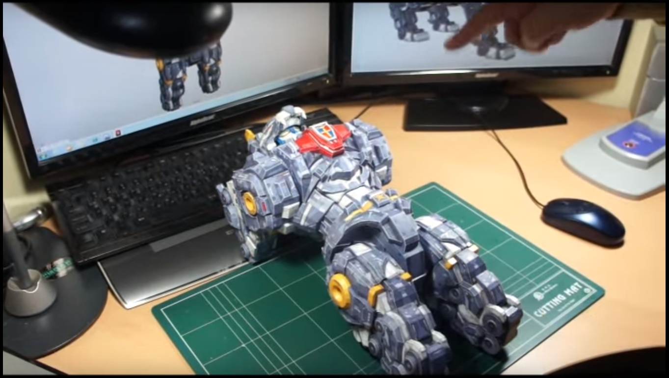 Tutte le mie news: Voltron PaperCraft