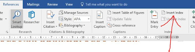 How to Index in WORD.