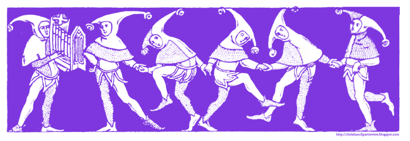 Banner of Court Jesters for Mardi Gras | Christian Clip Art Review