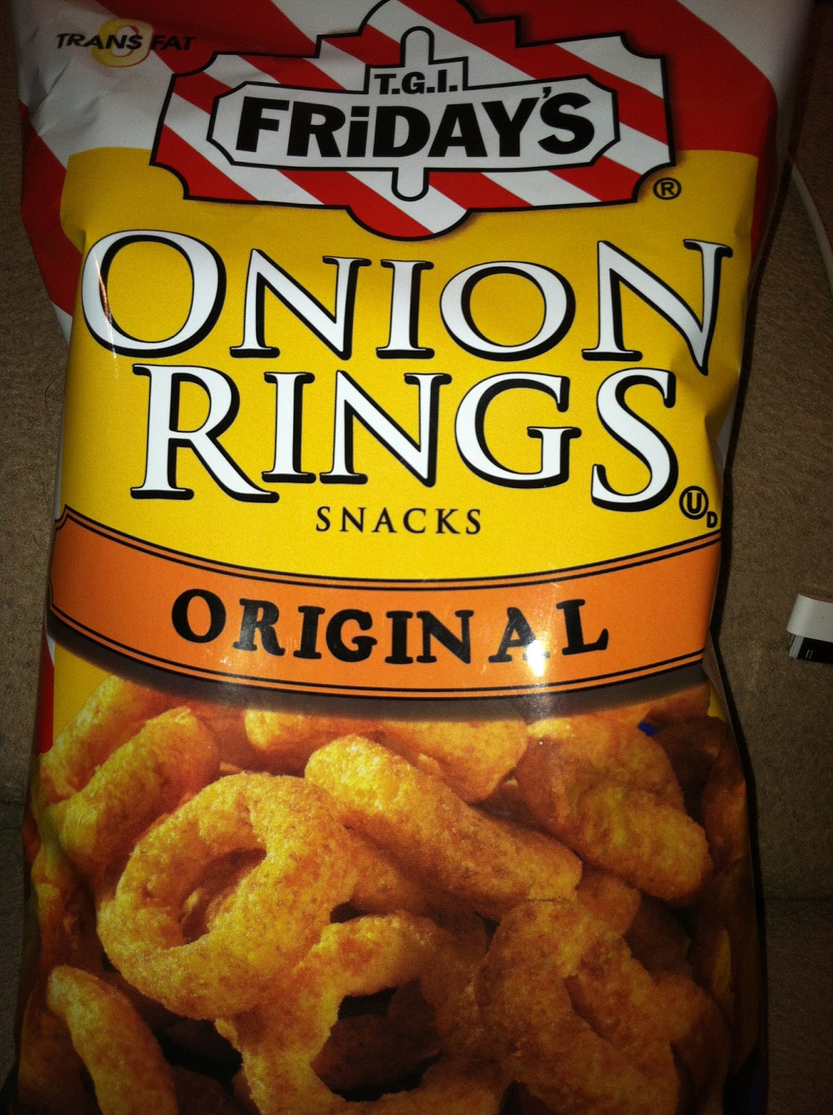 French Fry Diary: French Fry Diary 491: T.G.I. Fridays Onion Rings Snacks