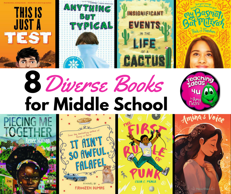8 Diverse Books For Middle School TeachingIdeas4U By Amy Mezni 8-diverse-books-for-middle-school-teachingideas4u-by-amy-mezni