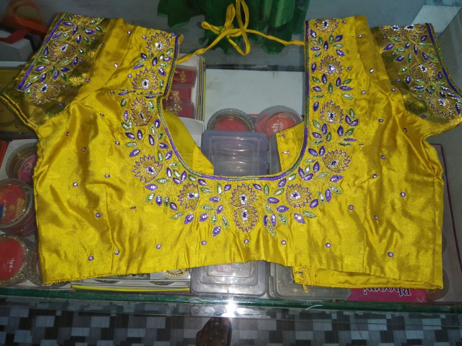 Shopping for cloths: magam work blouse cloths