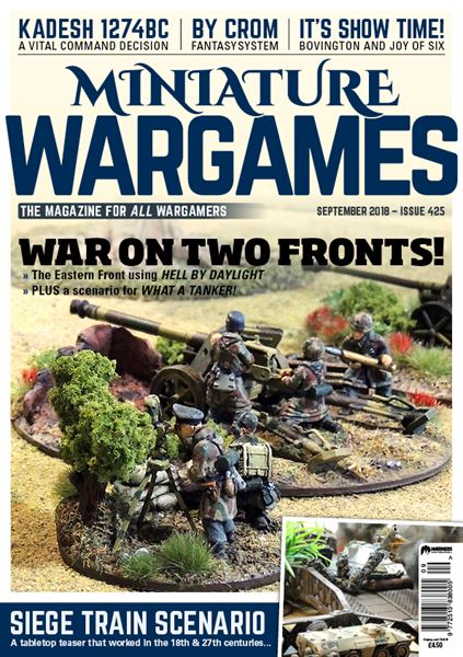10mm Wargaming: Miniature Wargames 425, September 2018