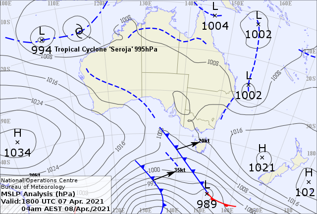 Weather information for Perth: 7 day weather forecast