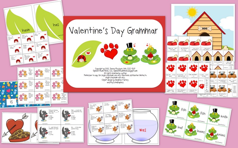 headlinesandmore: Valentine's Day Grammar & Social Skills