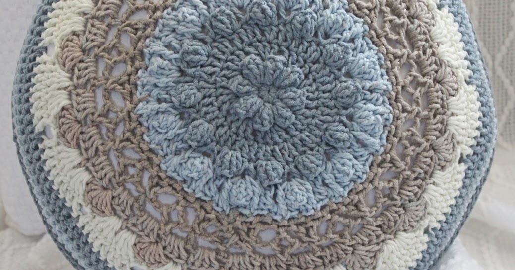 Daisy Wheel Roundie Cushion - Threadbare Creations