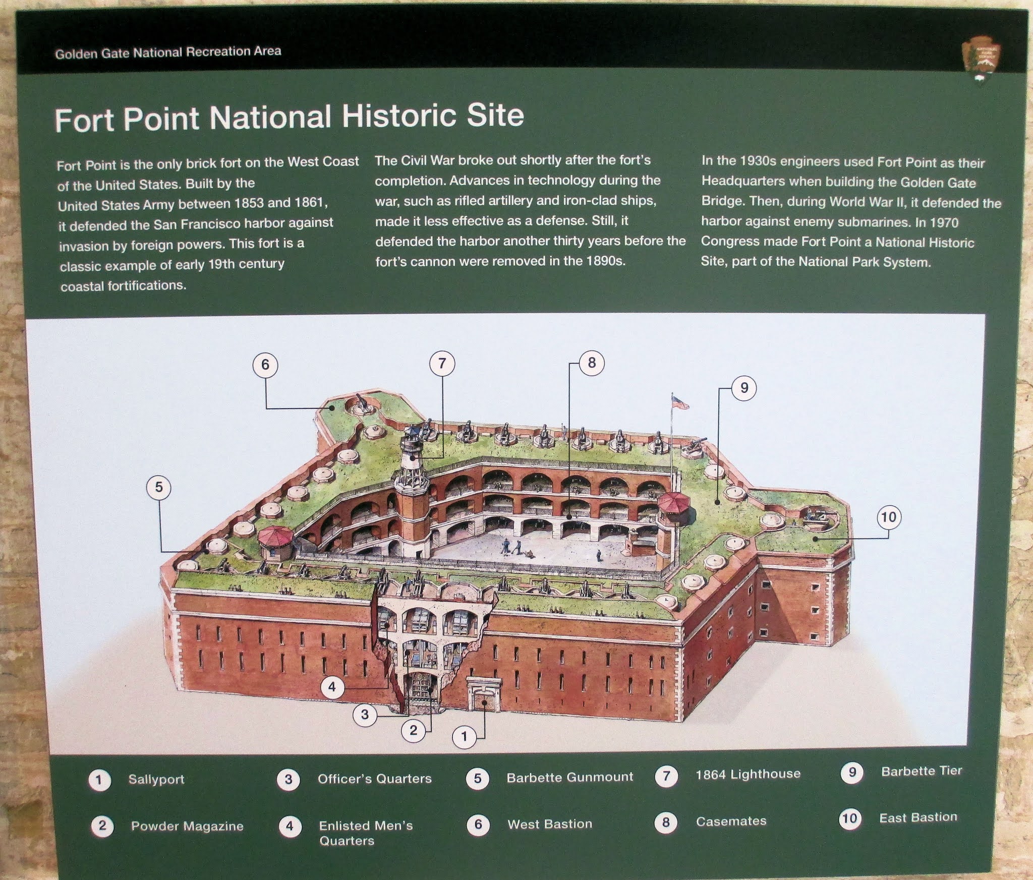 The Roving Historian: Fort Point National Historic Site, San Francisco