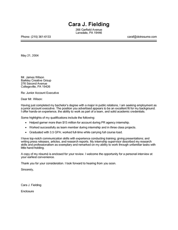Pr Cover Letter Template ~ Resume Letter