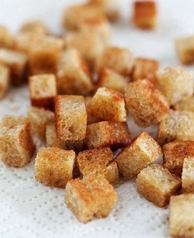Como hacer crutones rapidos | Recetas de Cocina faciles.