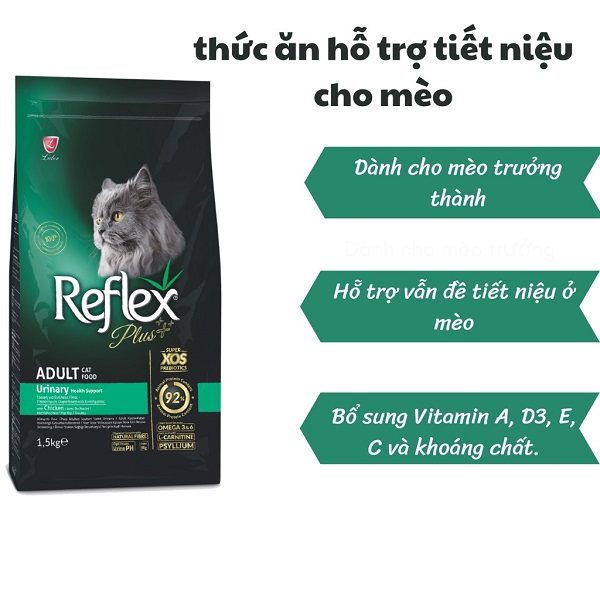 Thức ăn cho mèo Reflex Plus Adult Cat Food Urinary Chicken (1,5kg)