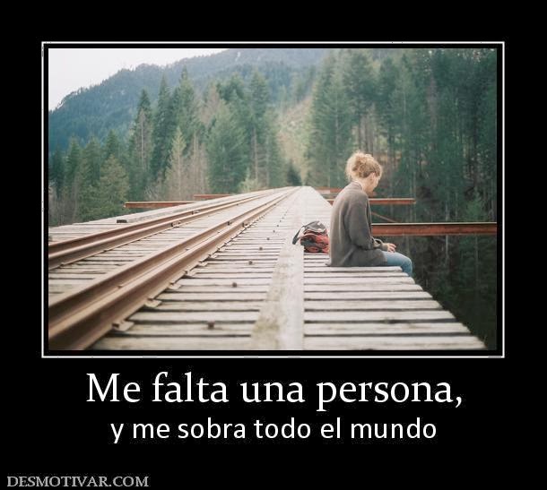 Me falta una persona | Imagenes para portada