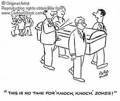 Funeral joke