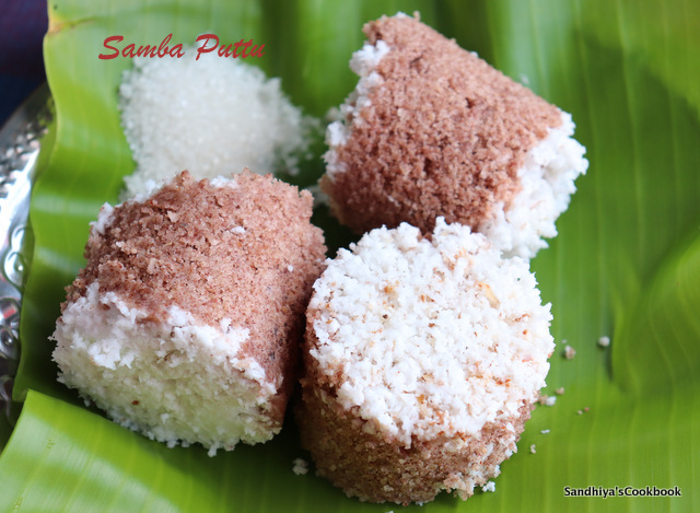 Sandhiya's Cookbook: Samba Rice Puttu | Samba Arisi Puttu | Puttu recipe