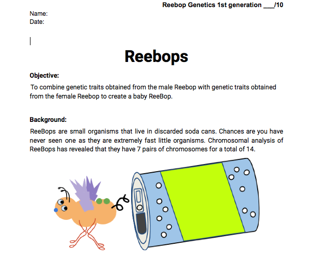 Ms Paleologo's Teaching Portfolio : Genetics