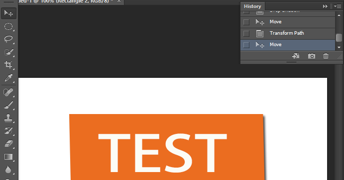 Photoshop Tips - Create a slanted rectangle box for titles