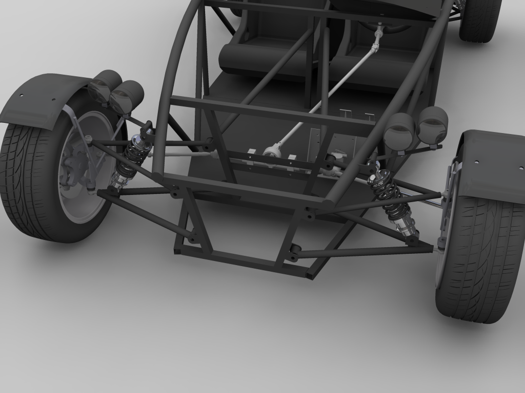 "Petrikas": A kit car in made in Autodesk Inventor ... is almost done.