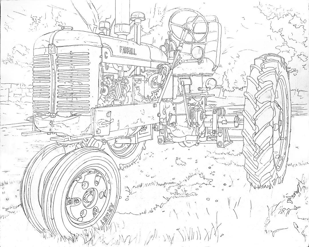 Farmall Coloring Pages Coloring Pages