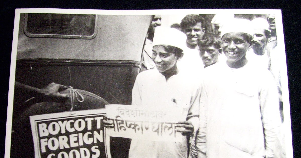 Earlier Swadeshi and Boycott movements. | MyIndiaMade.com