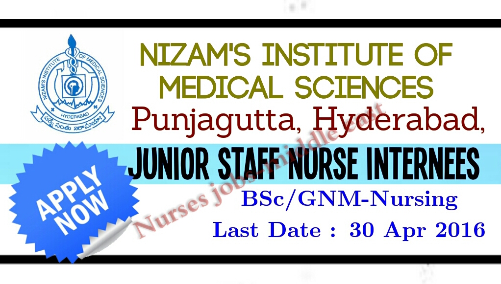 .Nurses Jobs-Middle East: Nizam's Institute of Medical Sciences jobs ... .Nurses Jobs-Middle East: Nizam's Institute of Medical Sciences jobs ...