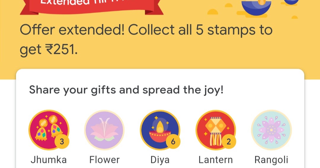 Cashback Funda: How to get rangoli stamp on Google Pay | Google pay is ...