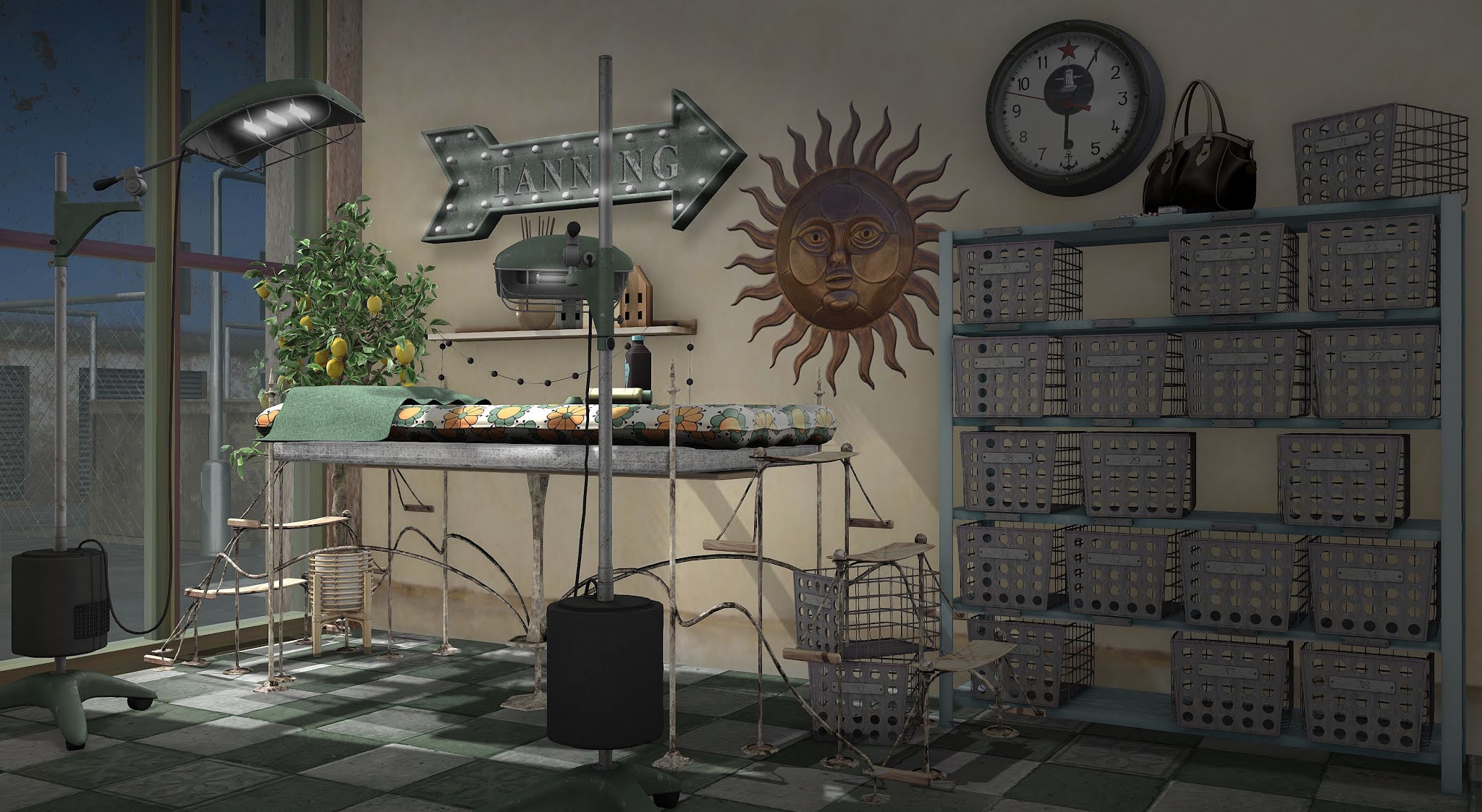 VirtualDesignNotebook: Vintage Tanning Spa