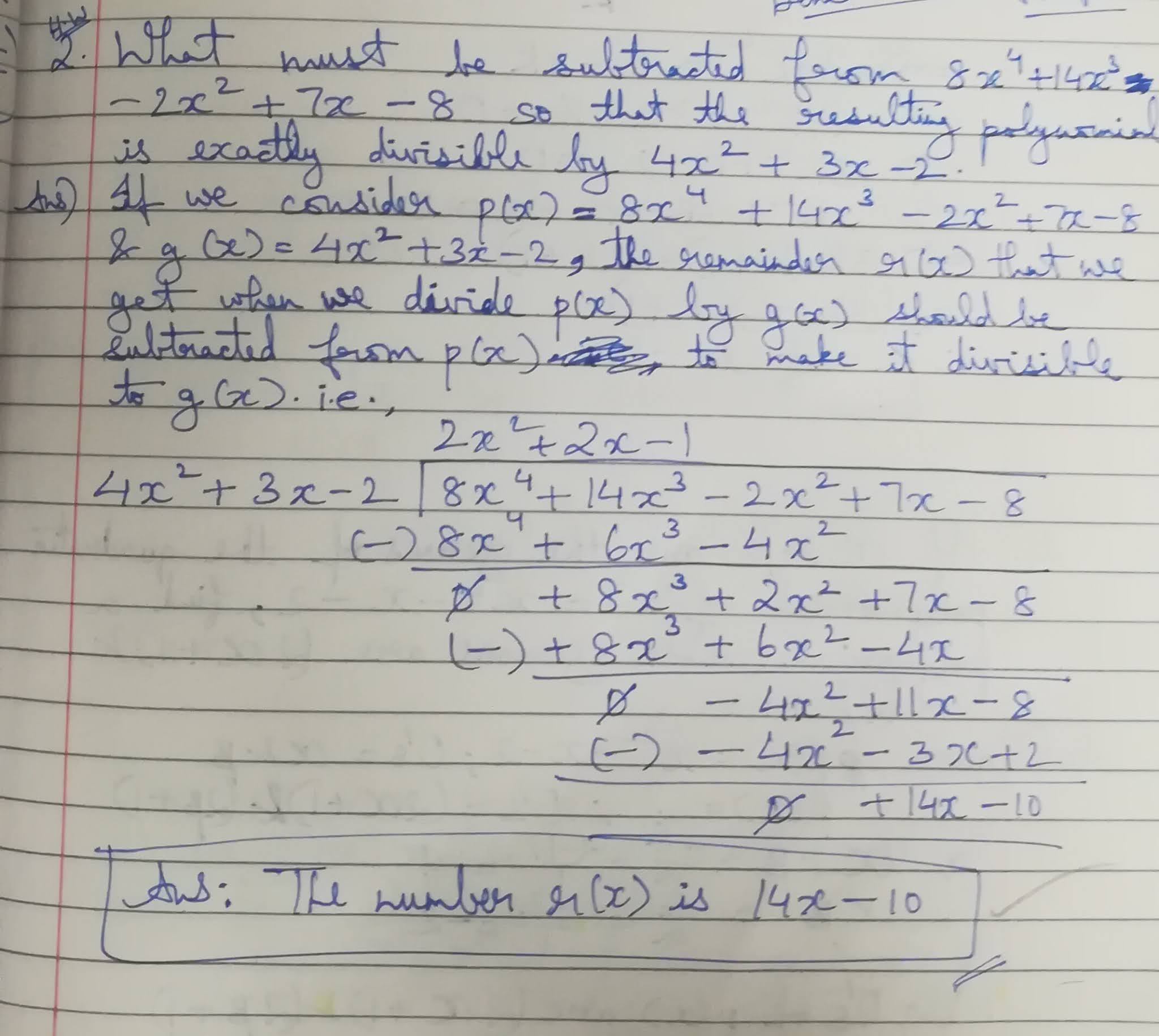 NCERT Class-10 Maths Chapter-2:Polynomials Extra Sums