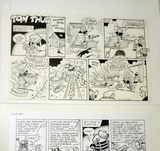 Lew Stringer Comics: ART AUCTION ENDS TONIGHT (TUESDAY 9th NOVEMBER)