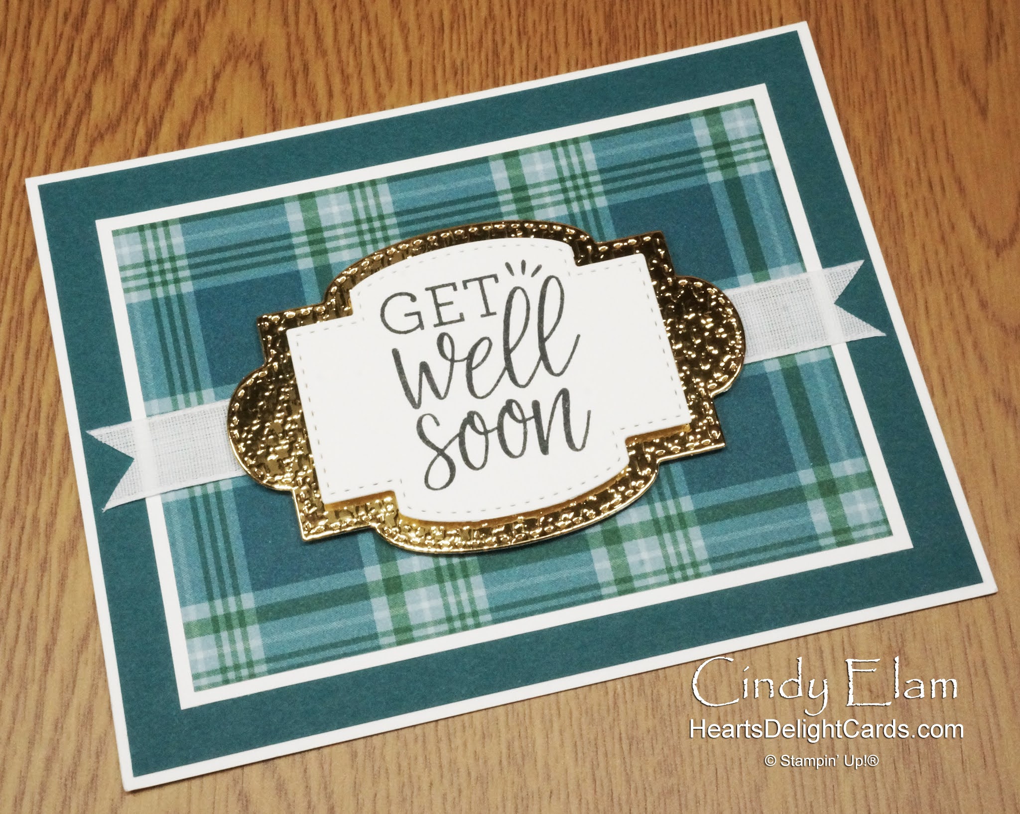 Heart's Delight Cards: Masculine Get Well