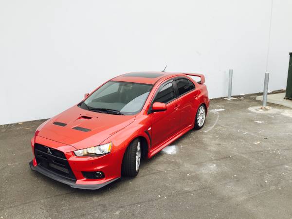 Mitsubishi Lancer Evolution X Rally Red Metallic - Classic Auto ...