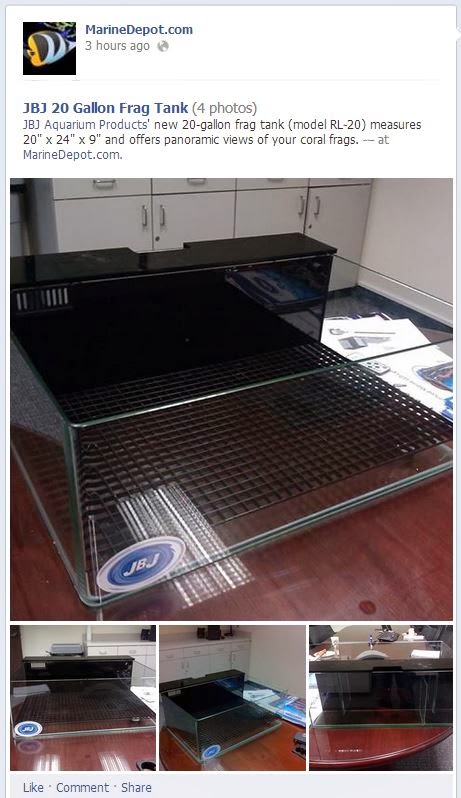 JBJ's new 20 gallon frag tank is very sexy. : r/Aquariums