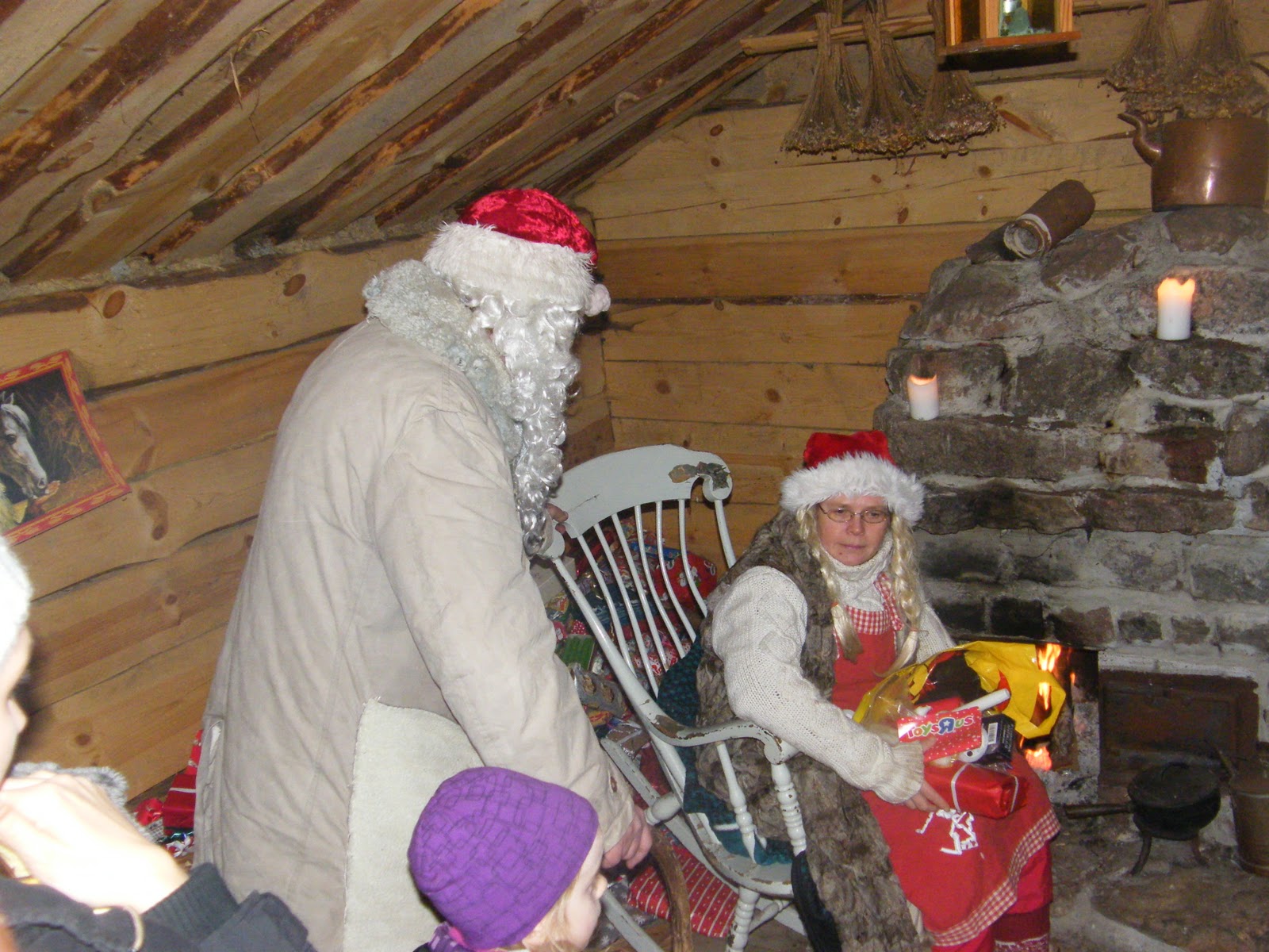 Livet by Lapplisa: Besök hos tomten