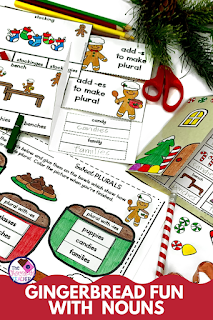 Teaching Plural Nouns with Gingerbread