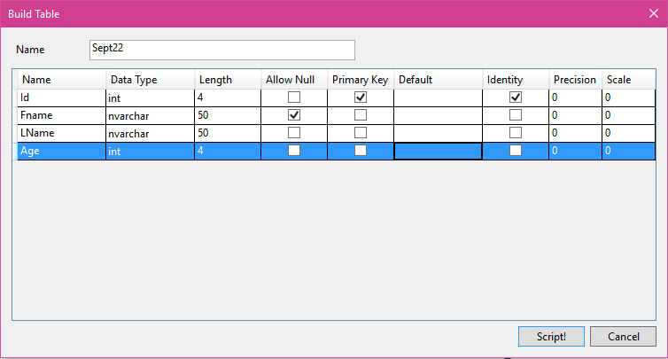 HodentekMSSS: Building up a table in SQLite using Visual Studio 2015