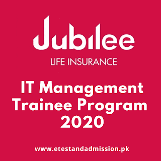 Jubilee Insurance IT Trainee Program 2020 - Etest And Admission