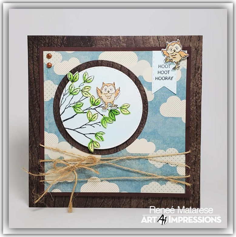 Art Impressions Blog: Hoot Hoot Hooray! by Reneé Matarese