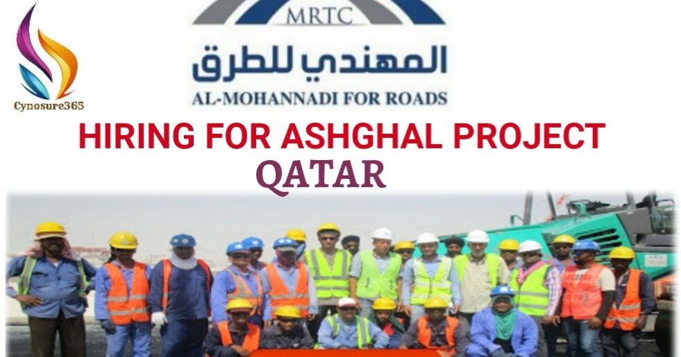 HIRING FOR ASHGHAL PROJECT QATAR - CYNOSURE365