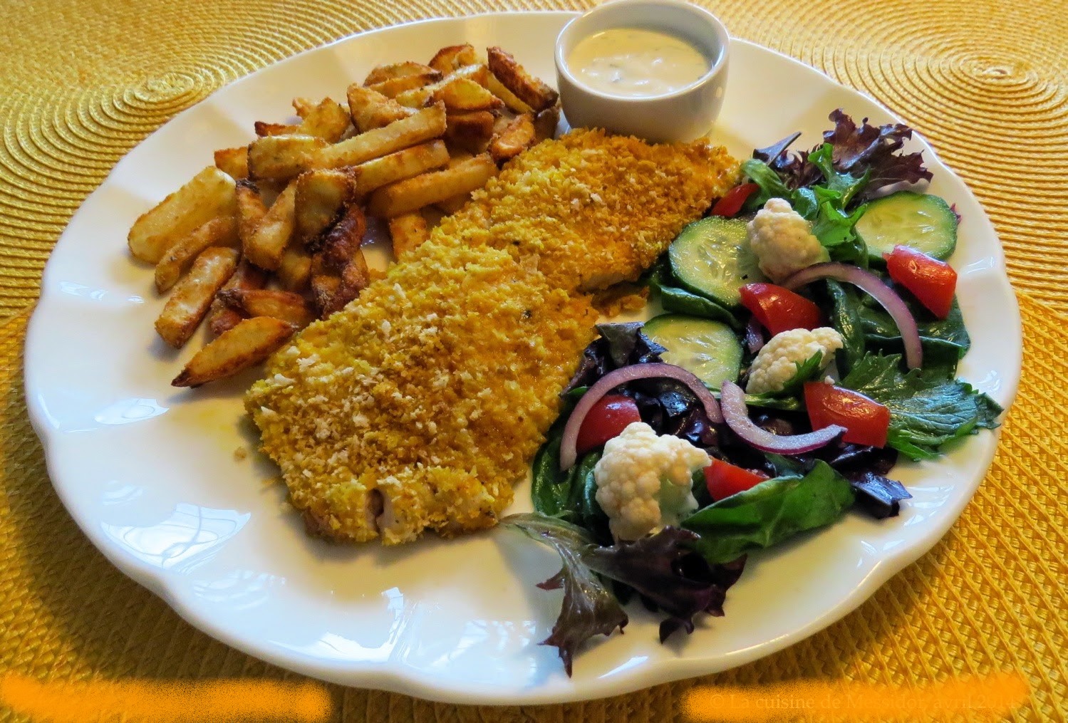 Recettes principales: Filets de sébaste aux épinards