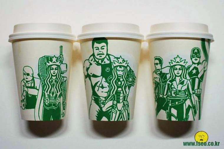 25 Ilustrasi Aksi Bersahaja Maskot Starbucks Apabila Keluar Dari Kepompong