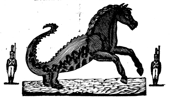 Black and White: Kentucky Alligator-Horse