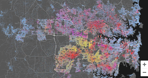Maps Mania: The Racial Dot Map of Australia