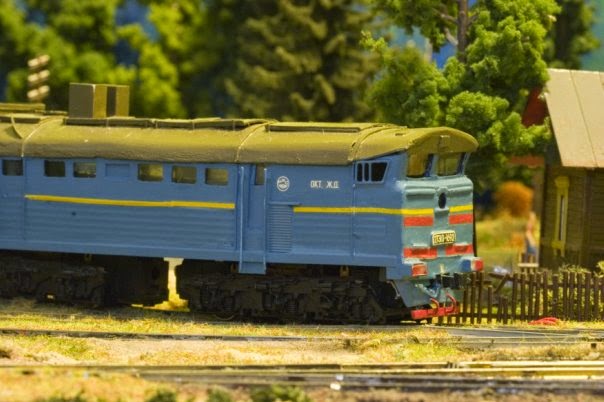Soviet model train layout