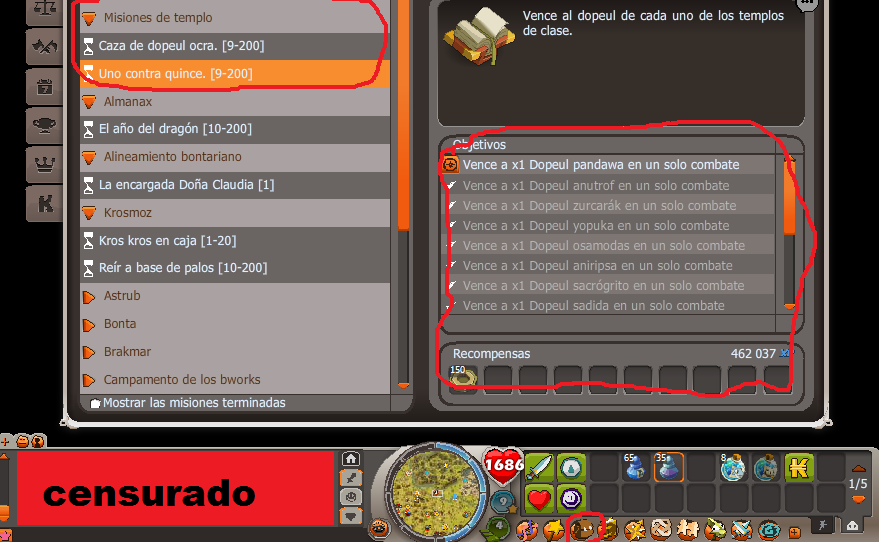 Dofus gremio sangre fria: guia dopeuls dofus
