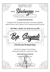 Undangan Rapat RT Illustrator Templates ~ KeMotakuGraphics