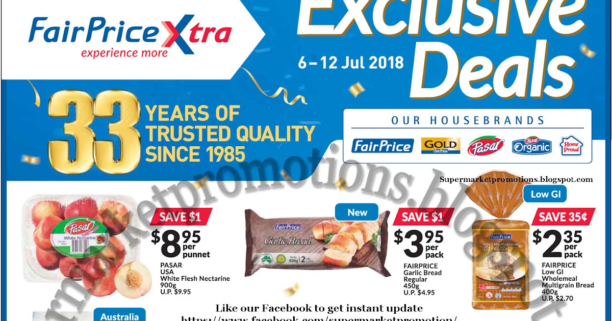 NTUC FairPrice Xtra Exclusive Deals 06 - 12 July 2018 ~ Supermarket ...